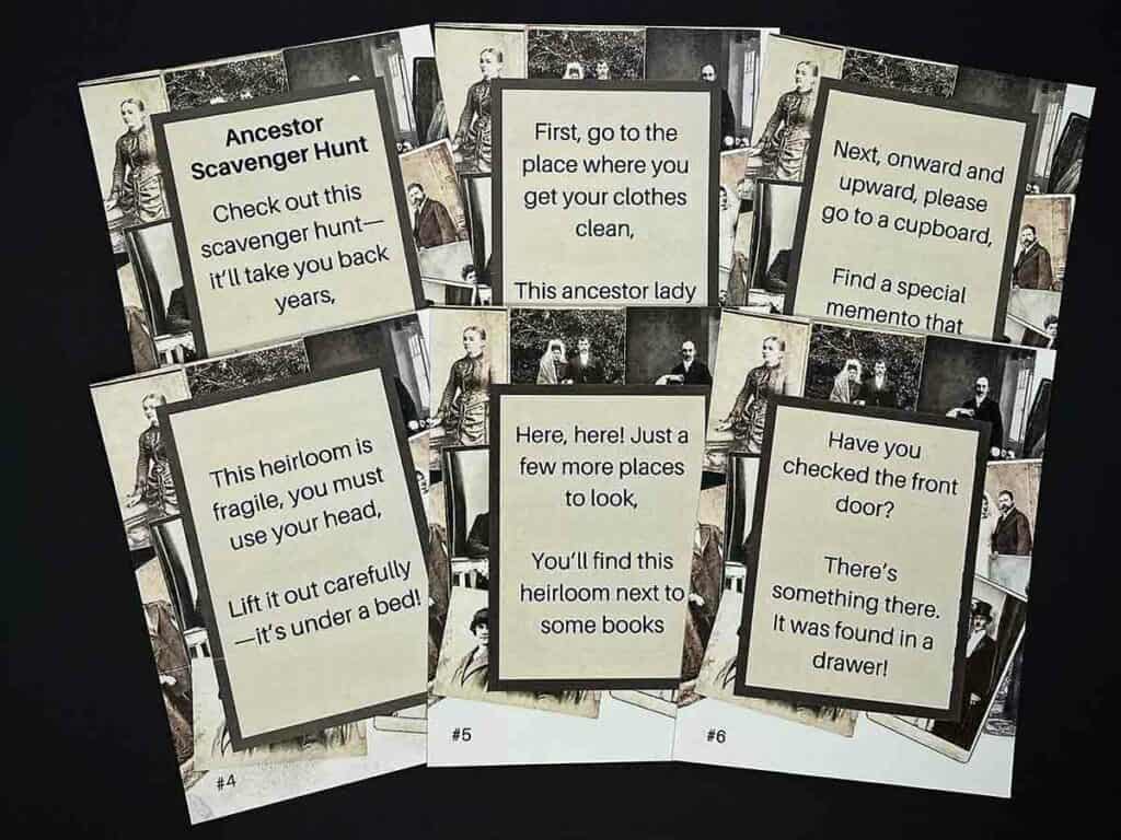 Fun Ancestor Scavenger Hunt Game to Excite Kids About The Past